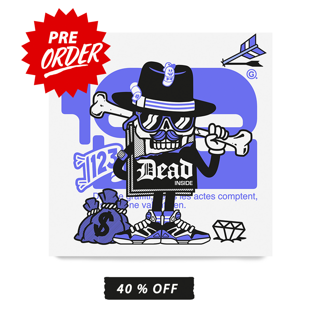 Pre-order Mr card is dead inside blue