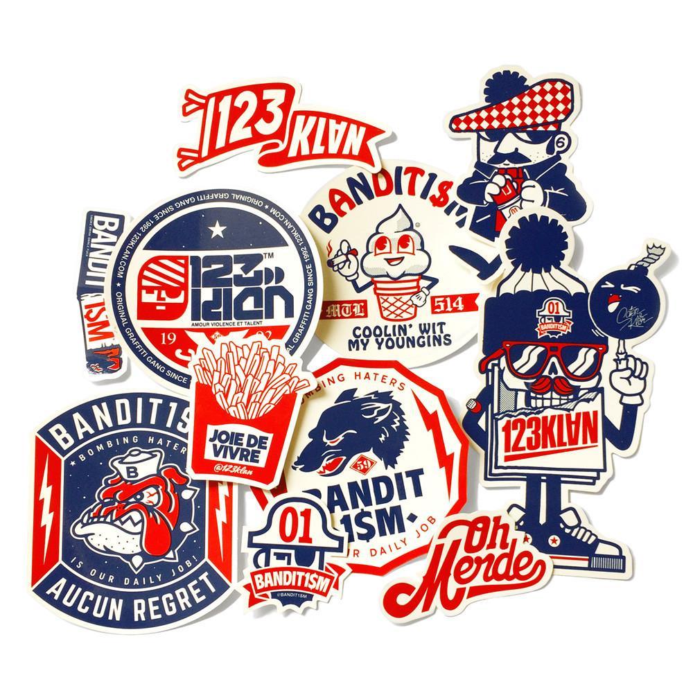 123KLAN STICKER PACK V8 | 123klan